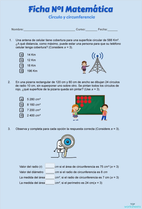 Maria Jose Milla's public page | TopWorksheets