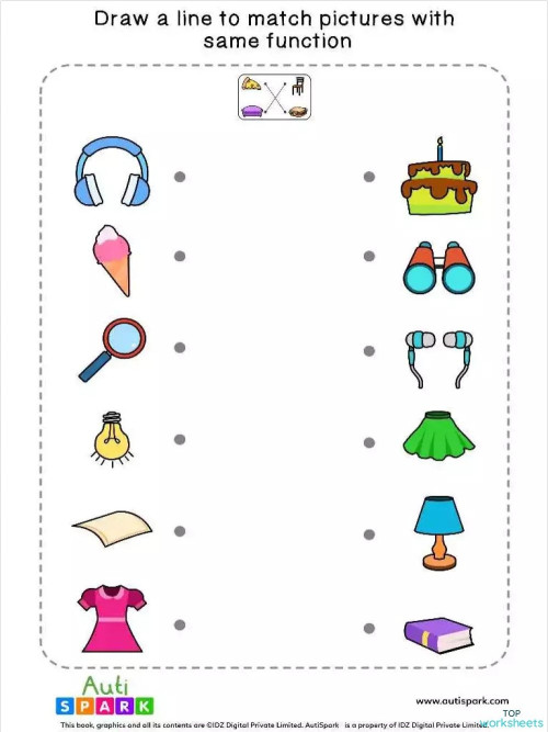MATCHING THE VOCABULARY. Ficha interactiva | TopWorksheets