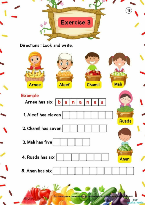 exercise 3. Interactive worksheet | TopWorksheets