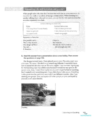 LISTENING 3 CLC -K43 - UNIT 5. Interactive worksheet | TopWorksheets