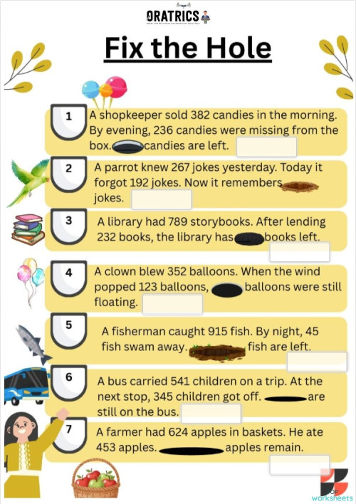 Grade 3 22 2. Interactive worksheet | TopWorksheets