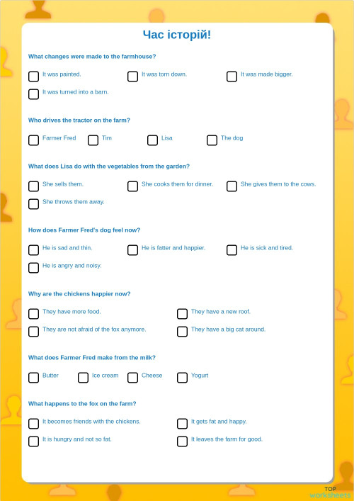 001 5th Listening Part 1. Interactive worksheet | TopWorksheets