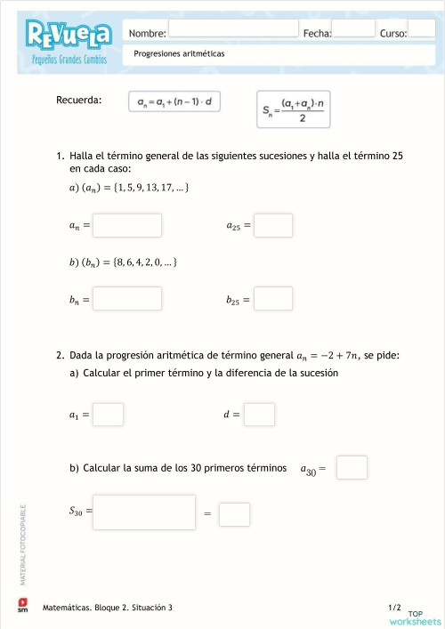 Patrones 2°. Ficha interactiva | TopWorksheets
