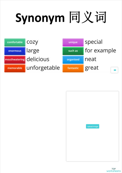 English Plus 1 - Synonyms - Unit 1 & 2. Interactive worksheet ...
