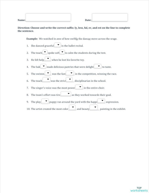 Prefixes Practice. Interactive worksheet | TopWorksheets