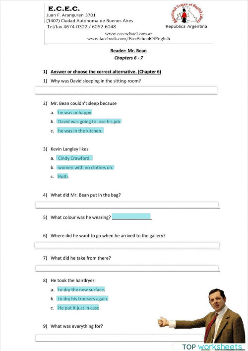 Making an Inference Practice 1. Interactive worksheet | TopWorksheets