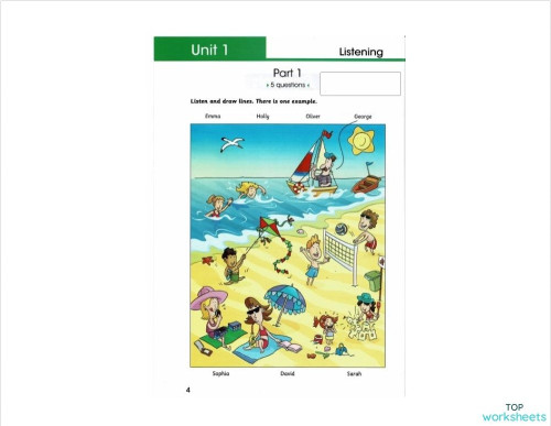 Flyers - Listening part 1. Interactive worksheet | TopWorksheets