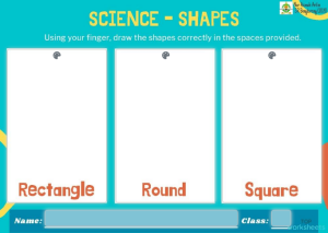 Science | Shapes. Interactive worksheet | TopWorksheets