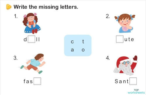 A letter to Santa. Interactive worksheet | TopWorksheets