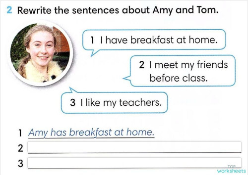 Reported Speech - Present Simple. Interactive worksheet | TopWorksheets