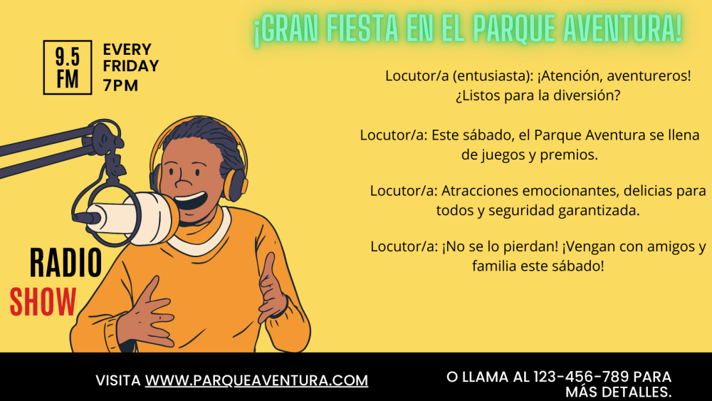 Anuncio radial. Ficha interactiva | TopWorksheets