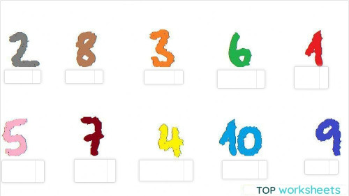 Say the numbers. Interactive worksheet | TopWorksheets