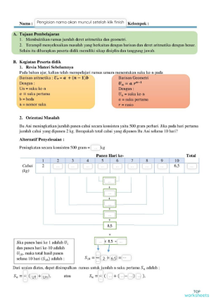 Sekolah Menengah Atas: interactive worksheets and online exercises ...