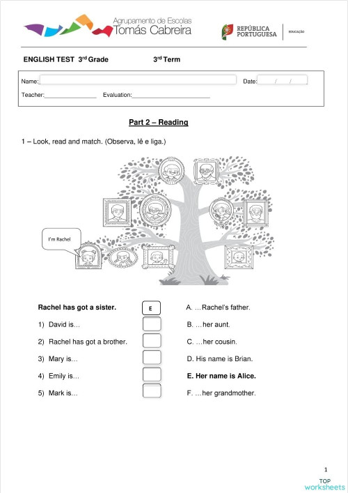 Movers - Unit 4 Practice test. Interactive worksheet | TopWorksheets