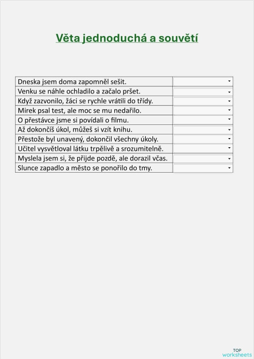 Koncovky podst. jmen - rod mužský - vzor pán. Interaktivní pracovní ...