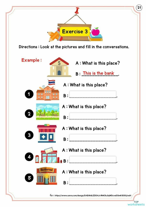 exercise 3. Interactive worksheet | TopWorksheets