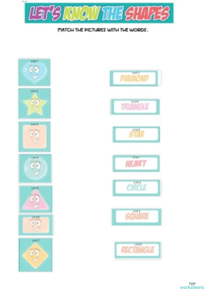 SHAPES. Interactive worksheet | TopWorksheets