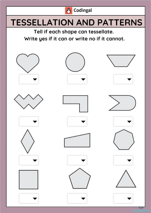 Symmetry: interactive worksheets and online exercises | TopWorksheets