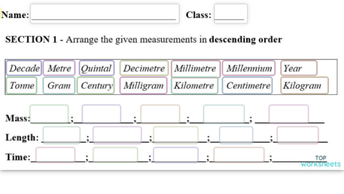 G5 section 1. Interactive worksheet | TopWorksheets