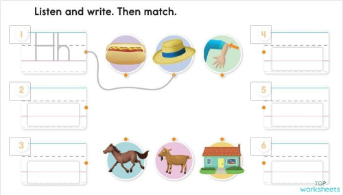 phonics letter H. Interactive worksheet | TopWorksheets