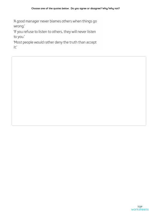 Writing (quotes). Interactive worksheet | TopWorksheets
