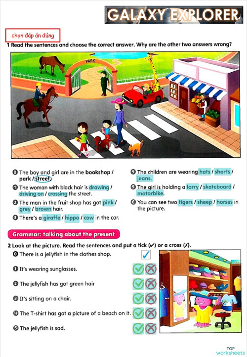 Starters Mini Trainer P12. Interactive worksheet | TopWorksheets