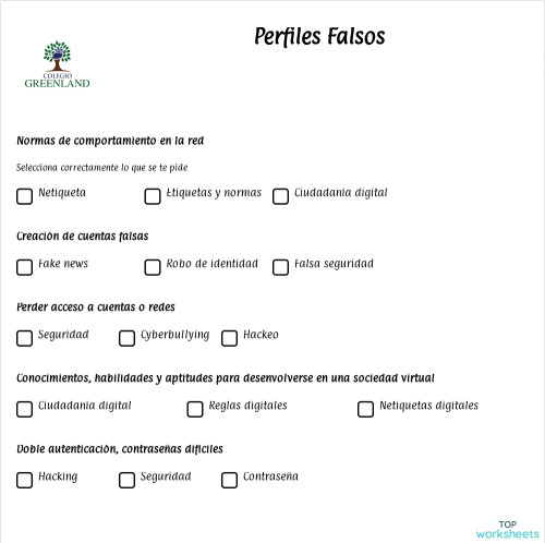 Palabras encriptadas . Ficha interactiva | TopWorksheets