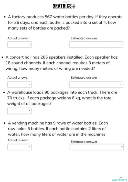 Column Addition DDDDD. Interactive worksheet | TopWorksheets