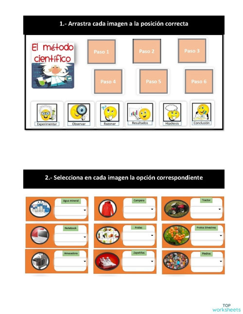 TECNO2-ACT4-CIENCIA-TECNO-ED.TECNO. Ficha interactiva | TopWorksheets