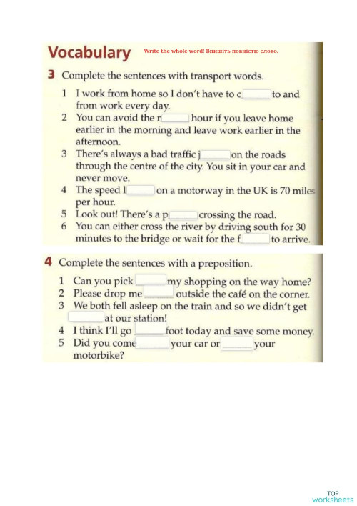 Revise the words ( review unit 3, Life pre-inter). Interactive ...