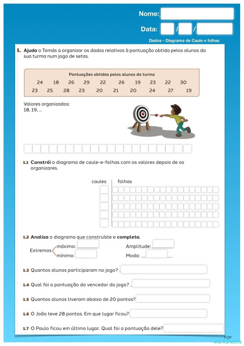 3º Ano: fichas interativas e exercícios online | TopWorksheets