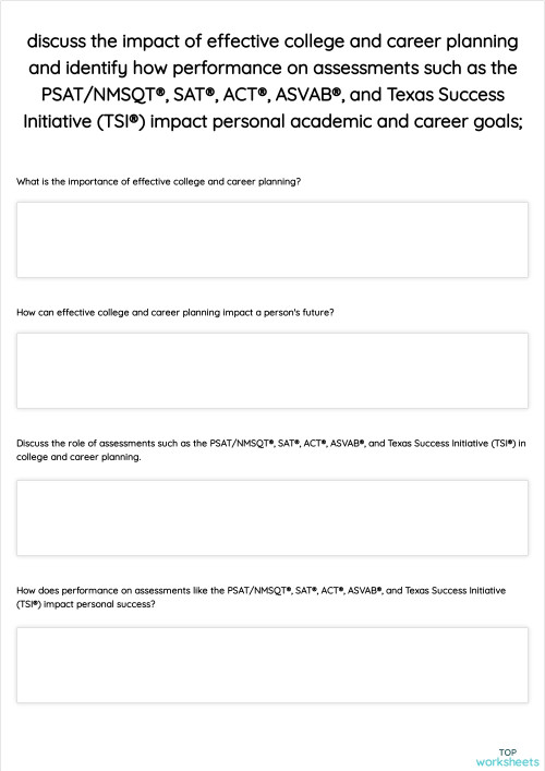 Interactive worksheets and online exercises in english | TopWorksheets