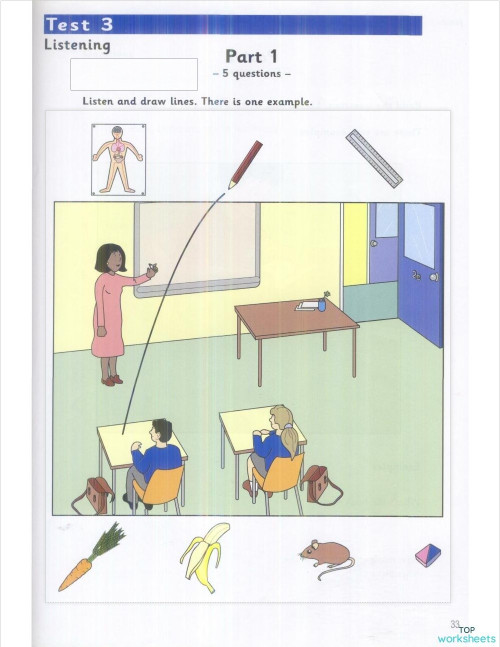 Starters 2 test 3. Interactive worksheet | TopWorksheets