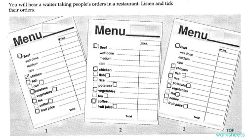 Food part 1.3. Interactive worksheet | TopWorksheets