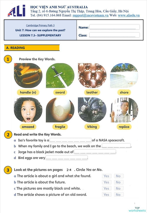 Interactive worksheets and online exercises in english | TopWorksheets