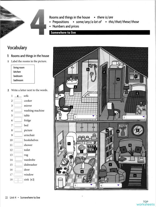 ELEMENTARY 4- PRACTICE 01. Interactive worksheet | TopWorksheets