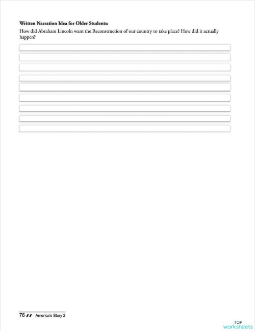 Chapter 7: Written Narration Pg 76. Interactive worksheet | TopWorksheets