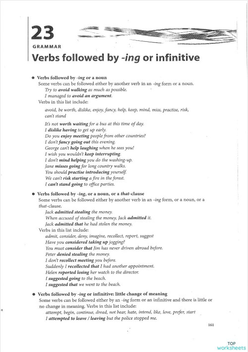 FCC- GERUNDS AND INFINITIVES PRACTICE (VINCE). Interactive worksheet ...