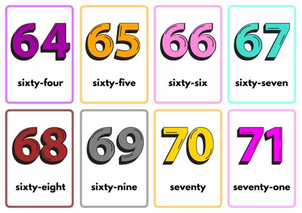 60-70 numbers. Interactive worksheet | TopWorksheets