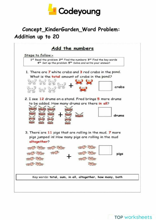 Addition for kg. Interactive worksheet | TopWorksheets