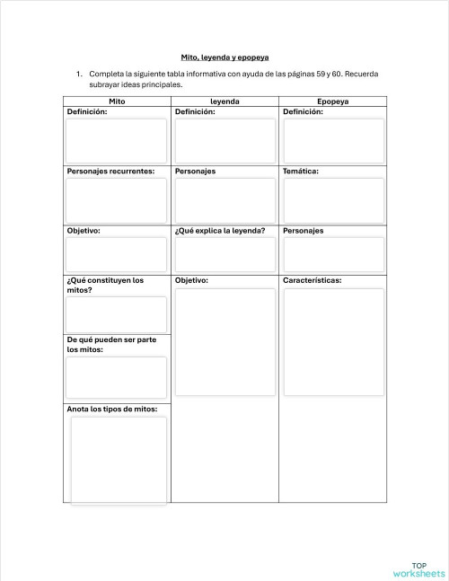 Sopa De Letras Ficha Interactiva Topworksheets