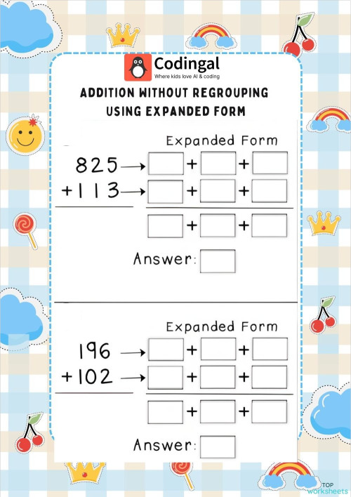 Math: interactive worksheets and online exercises | TopWorksheets