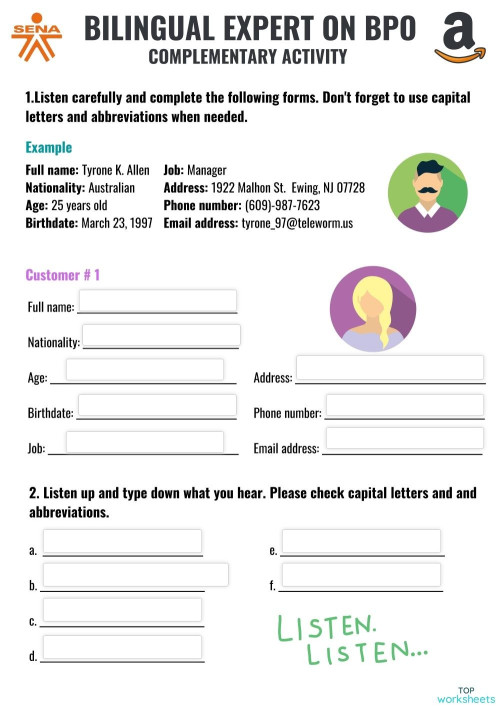 Complementary activity - Second chance. Interactive worksheet ...