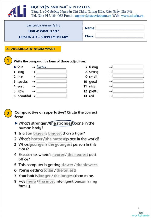 CP3_U4_L3_Supplementary. Interactive worksheet | TopWorksheets