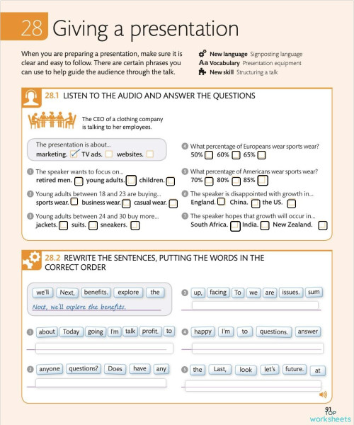 English for Everyone Business English Practice Book 28. Interactive ...