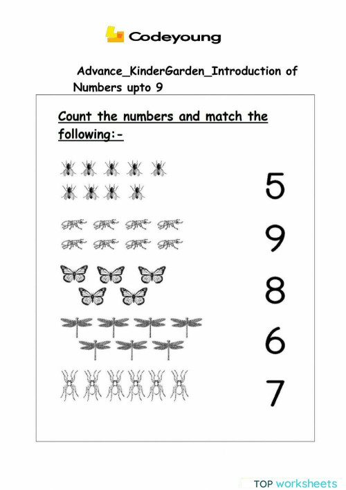Count and match for kg. Interactive worksheet | TopWorksheets