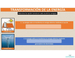 ACT TRANFORMACIÓN DE LA ENERGÍA. Ficha interactiva | TopWorksheets