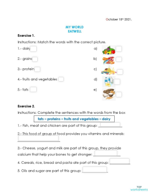 MY WORLD QUIZ. Interactive worksheet | TopWorksheets