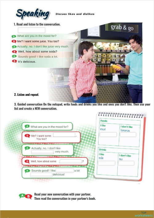 III Term 7.7 speaking. Interactive worksheet | TopWorksheets