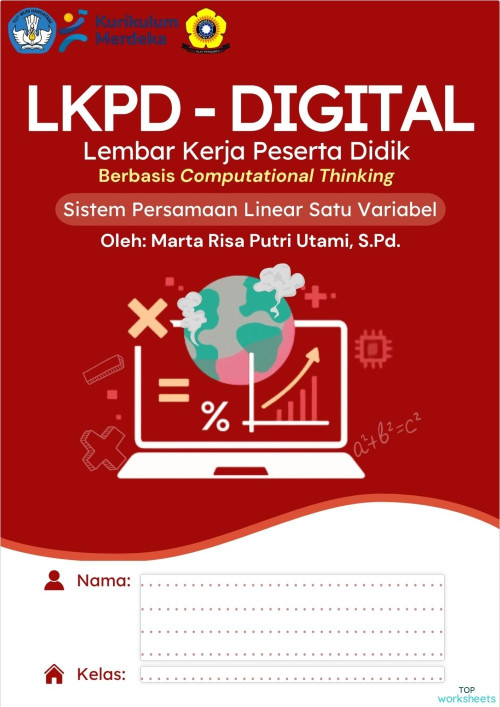 LKPD DIGITAL PLSV (PERTEMUAN II). Interactive worksheet | TopWorksheets